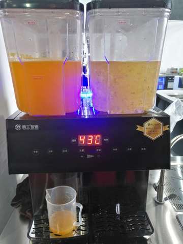 Buy Commercial Blender 110v/220v Automatic 2 Tanks Juicer Beverage ...