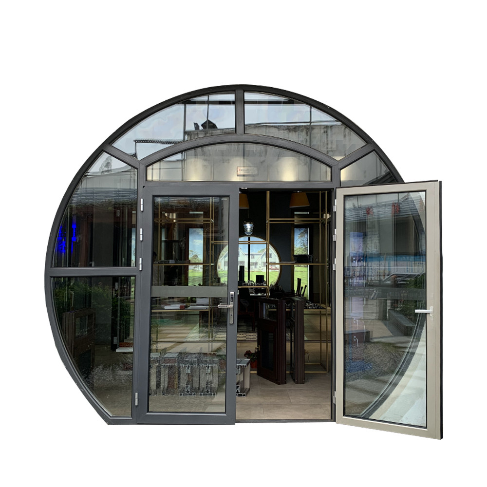 Buy Commercial Modern Shop Storefront Casement Glass Doors Aluminum ...