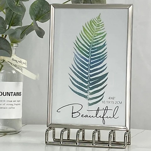 Buy Customized Wedding Love Electroplating Iron Picture Frame Metal ...