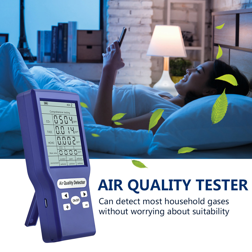 Buy Digital Co2 Sensor Ppm Meters Air Quality Meter Monitor Mini Portable Carbon Dioxide ...