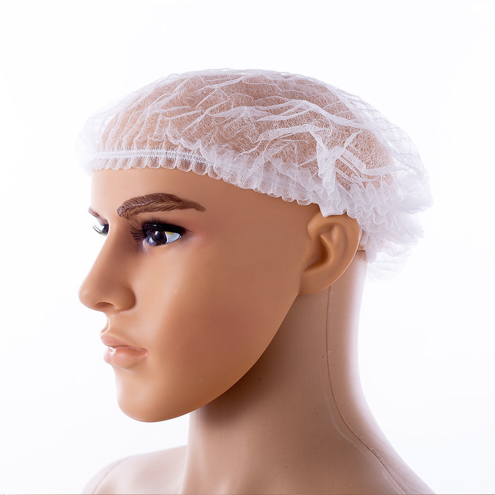 Buy Disposable Non Woven Double Elastic Surgical Mob Cap / Medical Clip ...