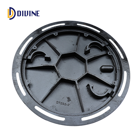 Buy Divine Ductile Iron Casting Round Double Seal Manhole Cover & Frame ...