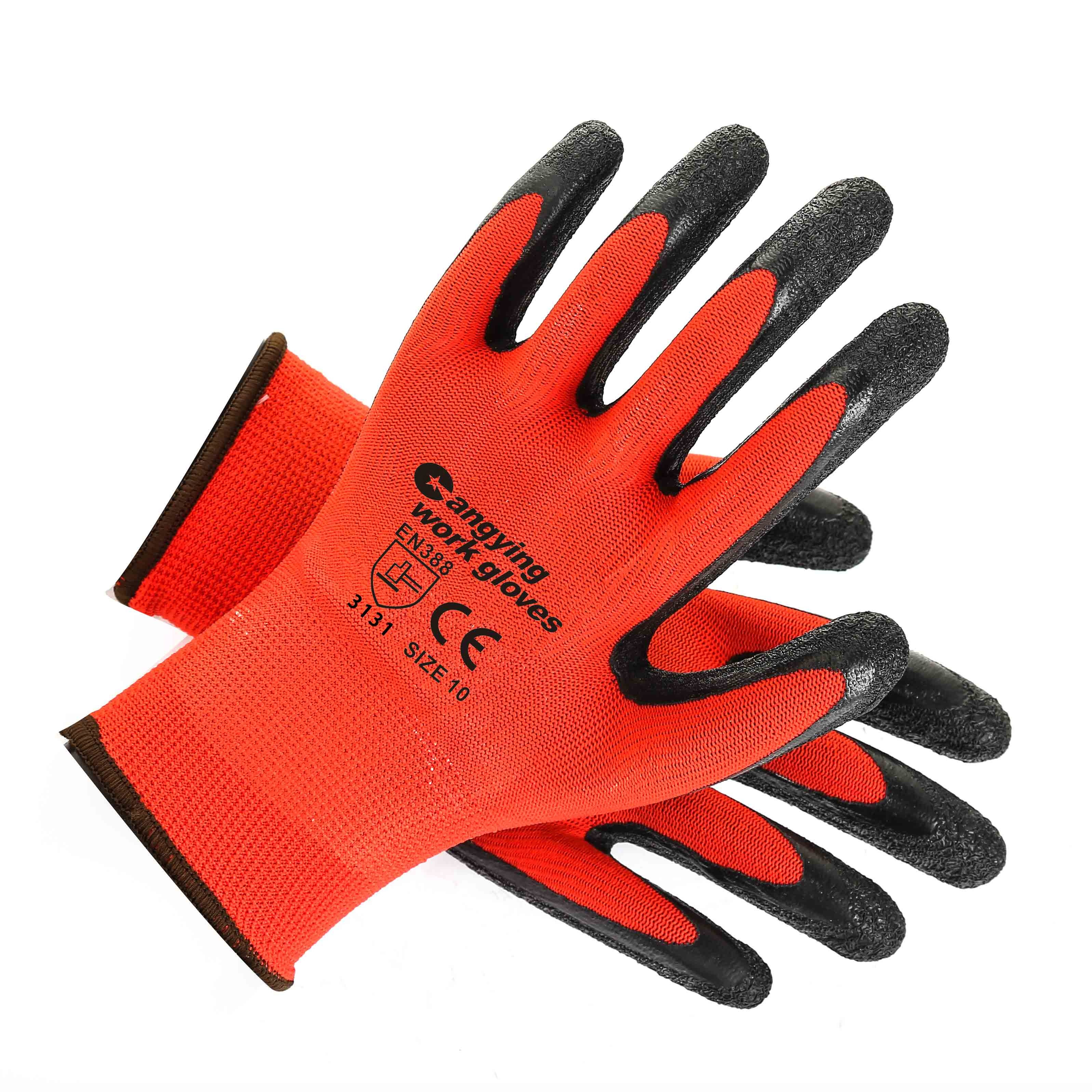 Buy Factory Supply Work Gloves Industrial Work Gloves 13gauge Latex ...