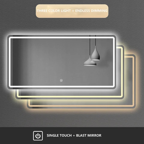 Buy Fogless Backlit Intelligent Led Mirror Vanity Decoration Touch ...