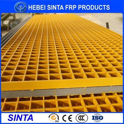 Buy Gritted Surface Fiberglass Reinforced Plastic Grating from Hebei ...
