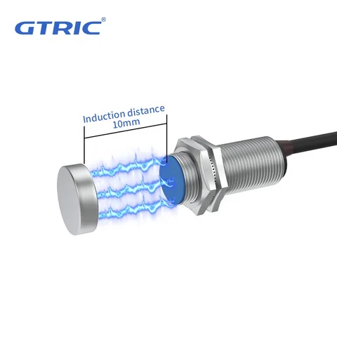 Buy Gtric Hall Effect Reed Magnetic Sensor Proximity Switch M12 Series 12v Dc 3-wires Npn Pnp No ...