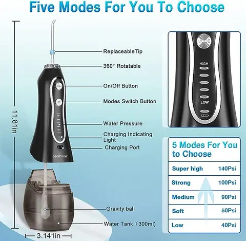 Buy H2ofloss Personal Care Oem Oral Water Flosser Teeth Cleaning Water ...
