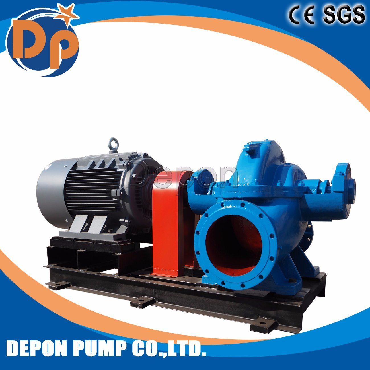Buy High Efficiency Double Suction Split Casing Centrifugal Water Pump ...