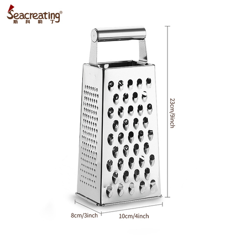 Buy High Quality 9 Inch 4 Side Multi-function Kitchen Stainless Steel Vegetable Cheese Box ...