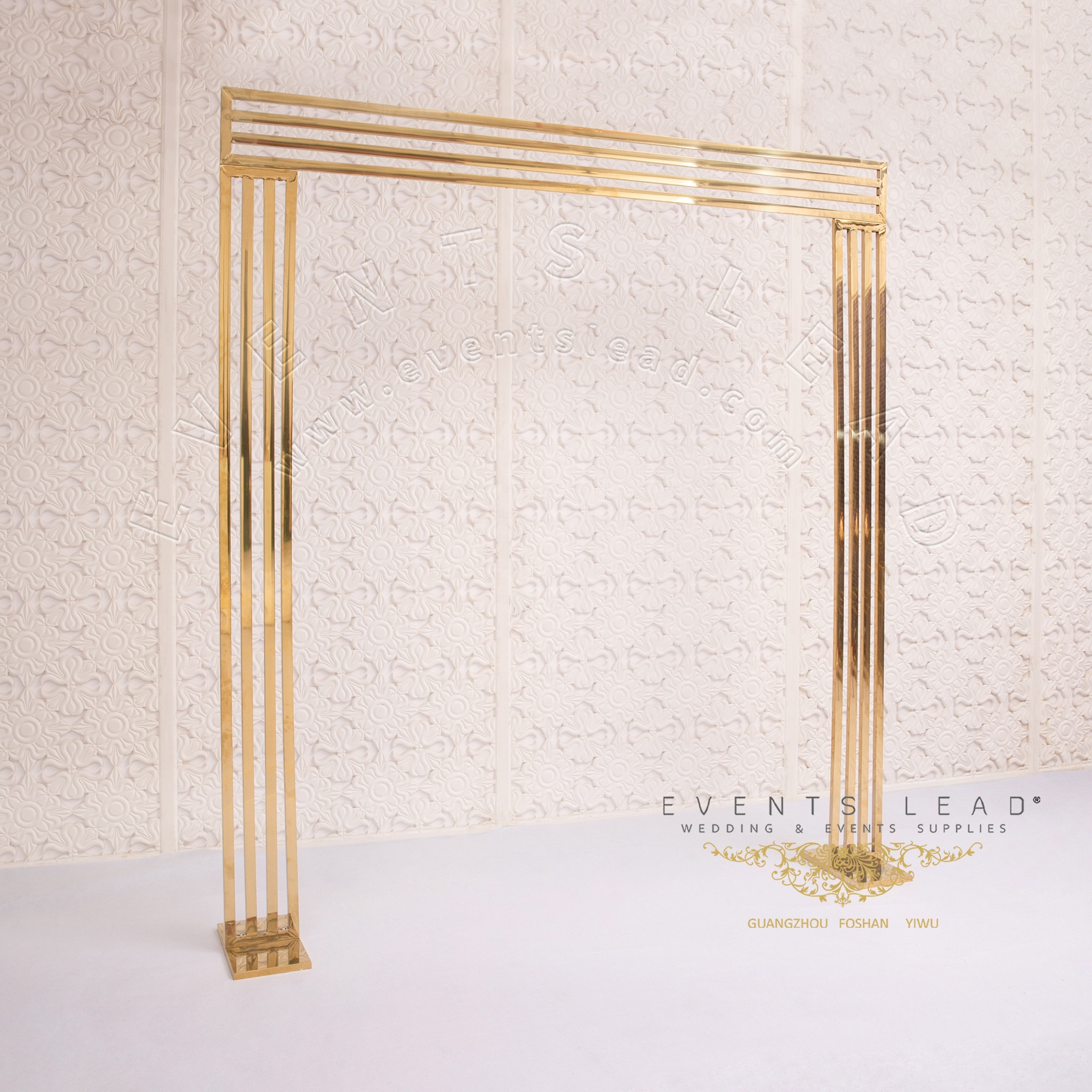 Buy High Quality Exquisite Gold Hades Panel Set Wedding Stage ...