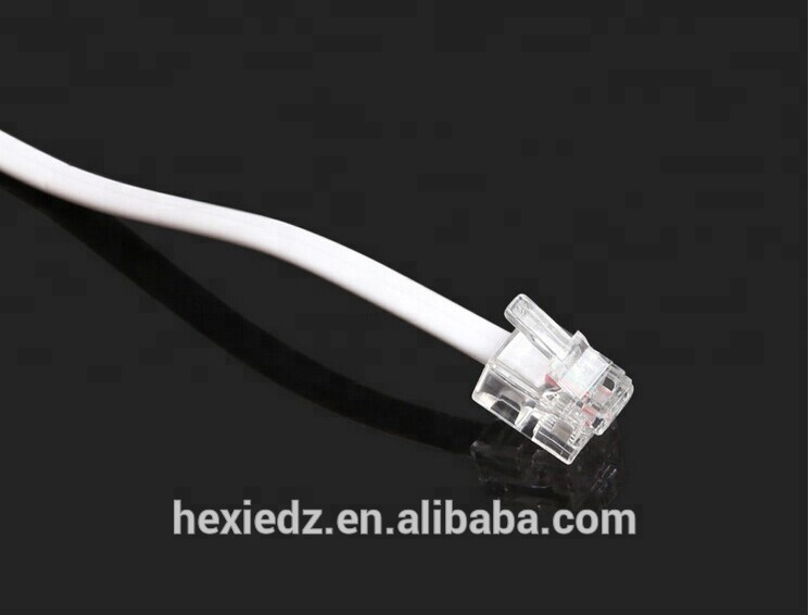 Buy Home Phone Telephone Rj11 Plug Alligator Clip Test Tester Cable ...