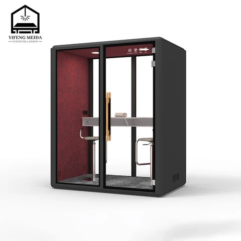 Buy Indoor Office Furniture Pod Soundproof Training Pod 2-3 Person ...