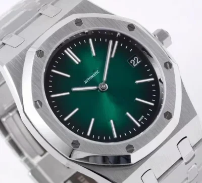 Buy Latest Noob Watch Clean Factory Ap 15202 Two Hands Green Dial Cal ...