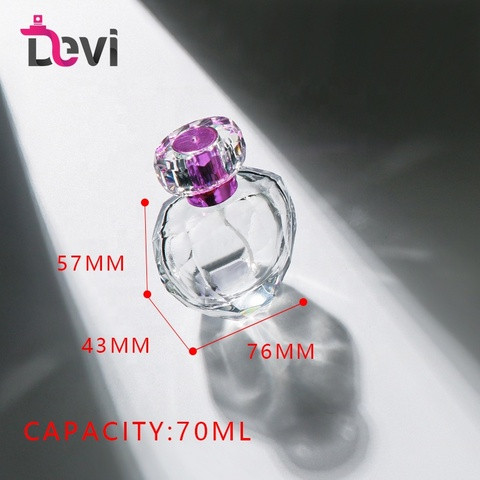 Buy Luxury 70ml Clear Refillable Perfume Bottle Glass Spray Bottle ...