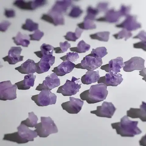 Buy Mini Amethyst Family Clusters Handmade Crystal Artwork from DIVYA ...