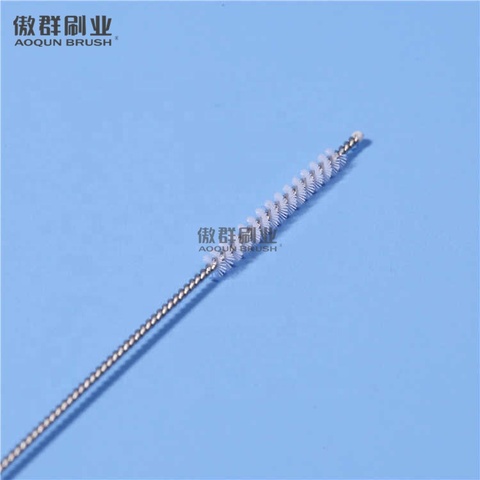 Buy Mini Steel Handle Tube Brushes,nylon Bristles from Guangzhou Aoqun ...