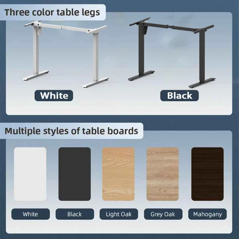 Buy Modern Design Electric Standing Computer Desk Strong Motor Height ...