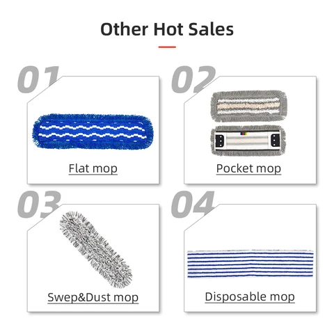 Buy New Arrival Scratch Microfiber Cloth Water Mop Wet Mop Clip Head ...