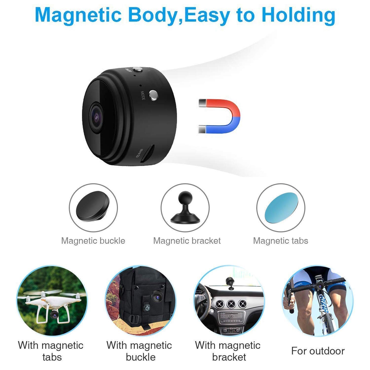 Buy Oem Factory Flashlight Hidden Camera Fisheye Lens Mini Cctv ...