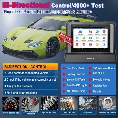 Buy Original Launch X431pad V Obd2 Scanner And Analyzer Tools For All ...