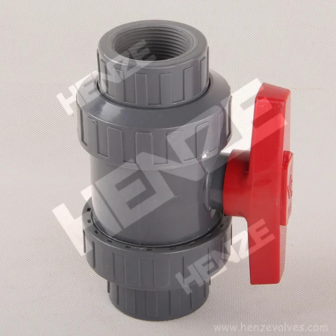 Buy Plastic Upvc, Cpvc, Pph, Pvdf, Frpp Threaded Plastic Float Ball Valve from Henze Valves ...