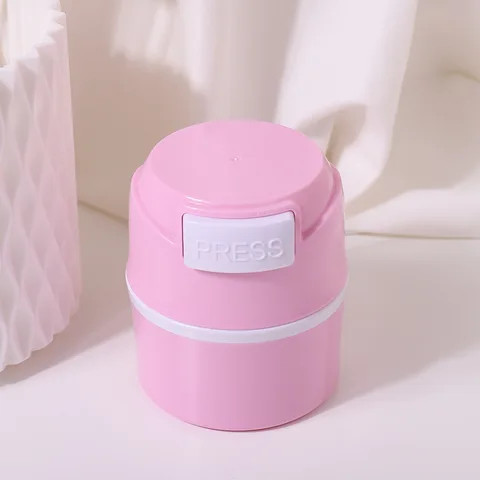 Buy Push Type Pink Black White Glue Storage Container Eyelash Extension ...