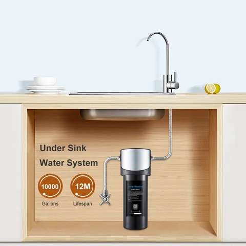 Buy Q5-5in1 11 Inch Under Table Water Filter Directly Connected To The ...