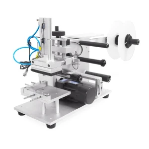Buy Semi-auto Flat Labeling Machine Pneumatic Compact Desktop Small ...