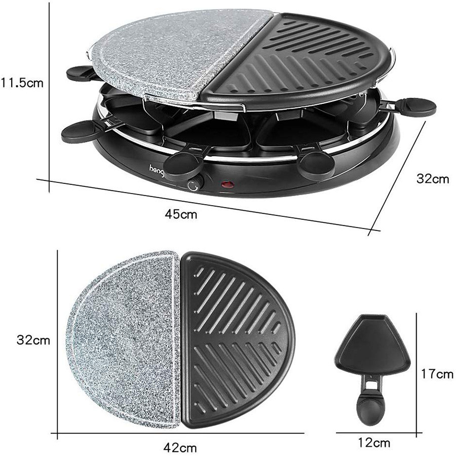 Buy Smokeless Indoor Korean Portable Table Electric Barbecue Raclette ...