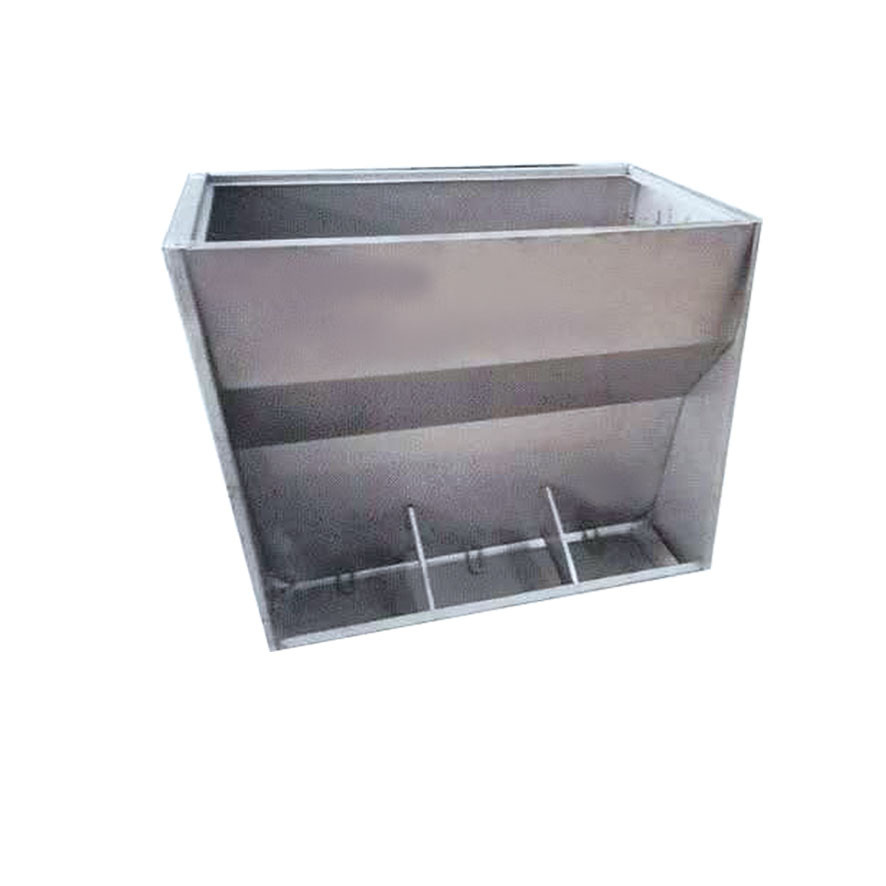 Buy Stainless Steel Double Side Trough Silvery White Animal Feed Steel ...