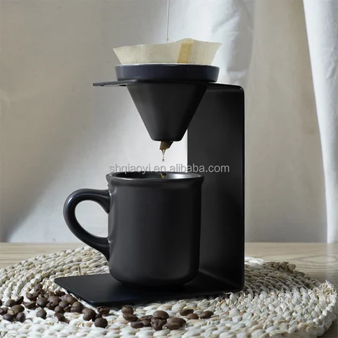Buy Stainless Steel Pour Over Coffee Dripper Stand Tools Metal Coffee ...