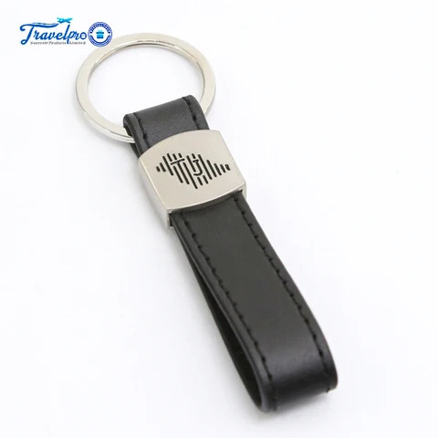 Buy Travelpro Personalized Laser Engraving Logo Keychain Faux Leather ...