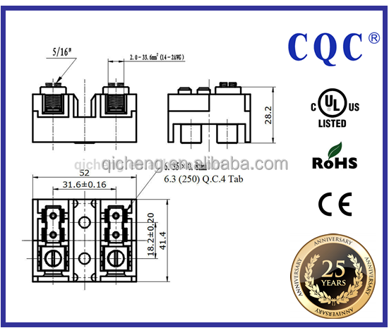 Buy Ul Approved Terminal Block Assembly/terminal Block Lighting Pole ...