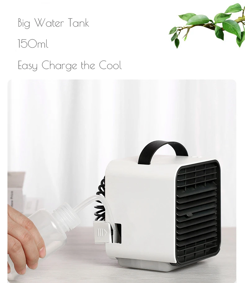 Buy Usb Portable Air Cooling Fans Mist Fan Water Tank Evaporative Mini ...