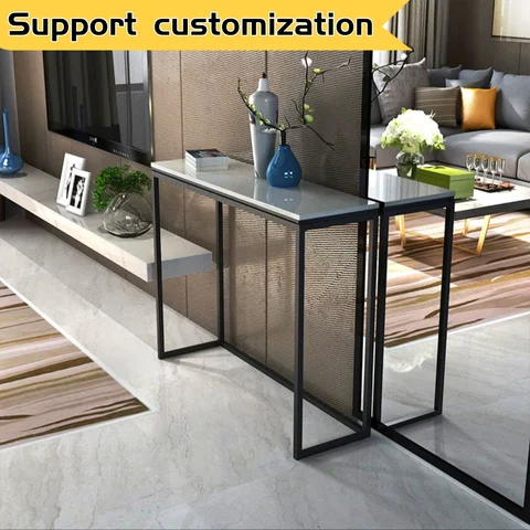 Buy Wholesale Marble Square Corridor Table Entrance Door Modern And ...