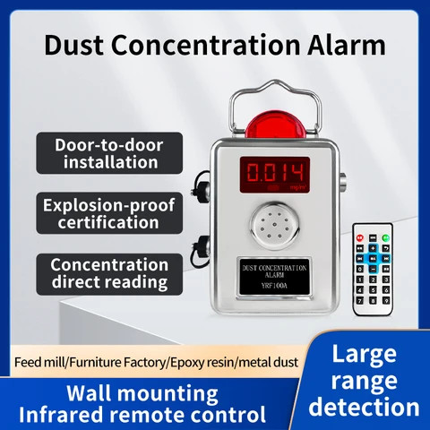 Buy Yrf100a Wall Mount Dust Concentration Measuring Instrument Air ...