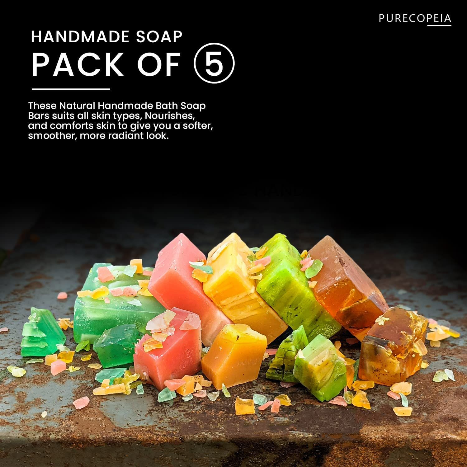 Buy Amazing Handcrafted Soaps Bundle (pack Of 5) from U.M.A. CO., India ...