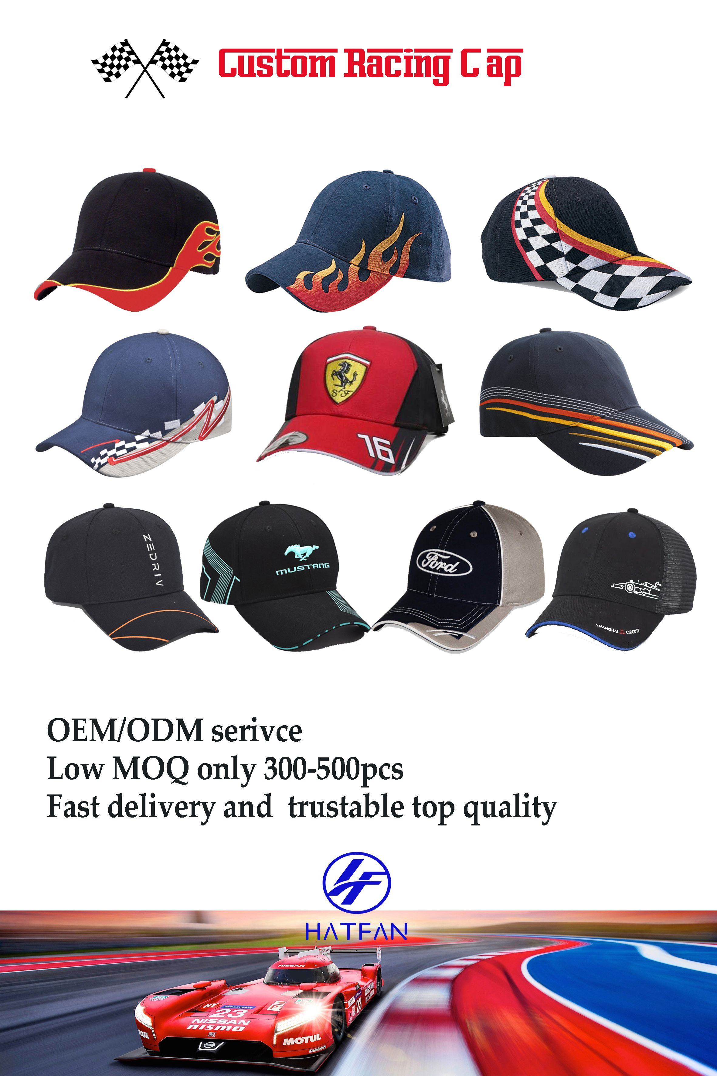 Buy Custom Racing Caps from Bengbu Hat Fan headwear Co.,Ltd, China ...