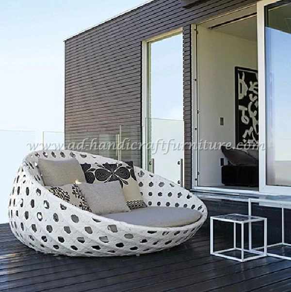 Buy Poly Rattan Round Sunbed from Artistic Decor Furniture Corp ...