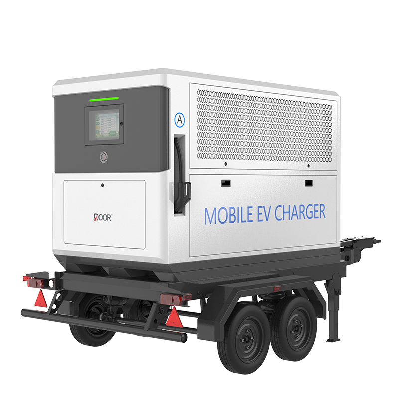 Buy 210kwh 180kw Portable Dc Ev Charging Trailer Mobile Electric ...