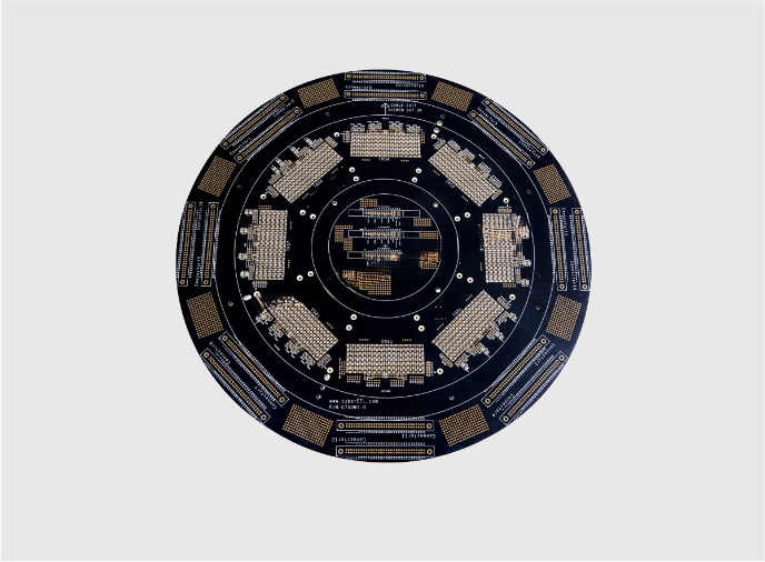 Buy 6-layer Blue Oil Through Hole Pcb Board&pcba from ShenZhen YuXin ...