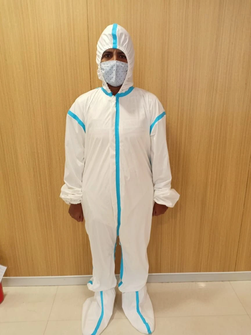 Buy 120 Gsm Poly Knitted Coverall from Indus Intex Private Limited ...
