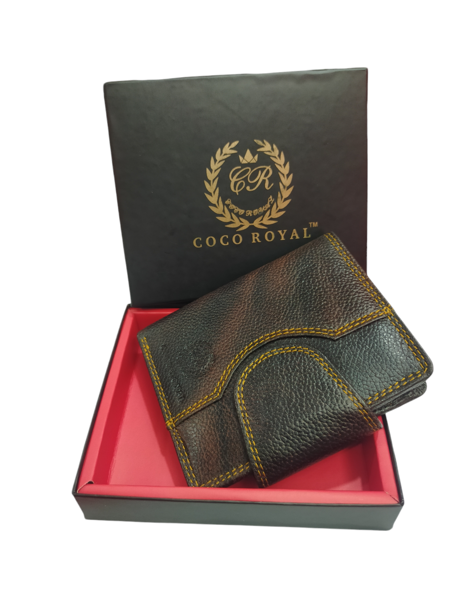 Buy Coco Royal-wallet-j001-brown from Sk Leather Enterprise, India ...