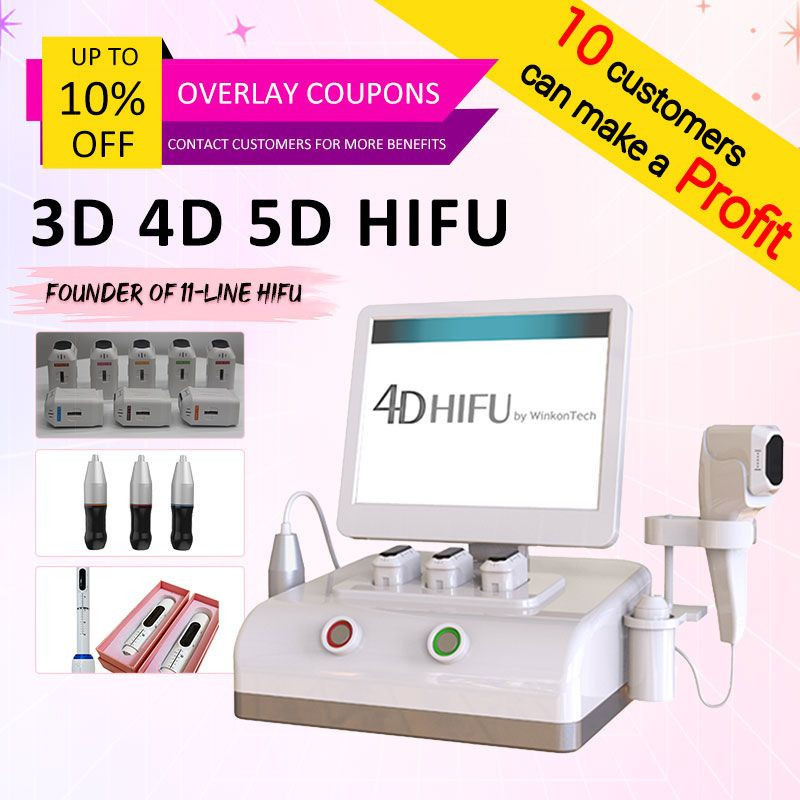 Buy Professional 5d Hifu Machine 25000 Shots Face Body Eyes Neck ...