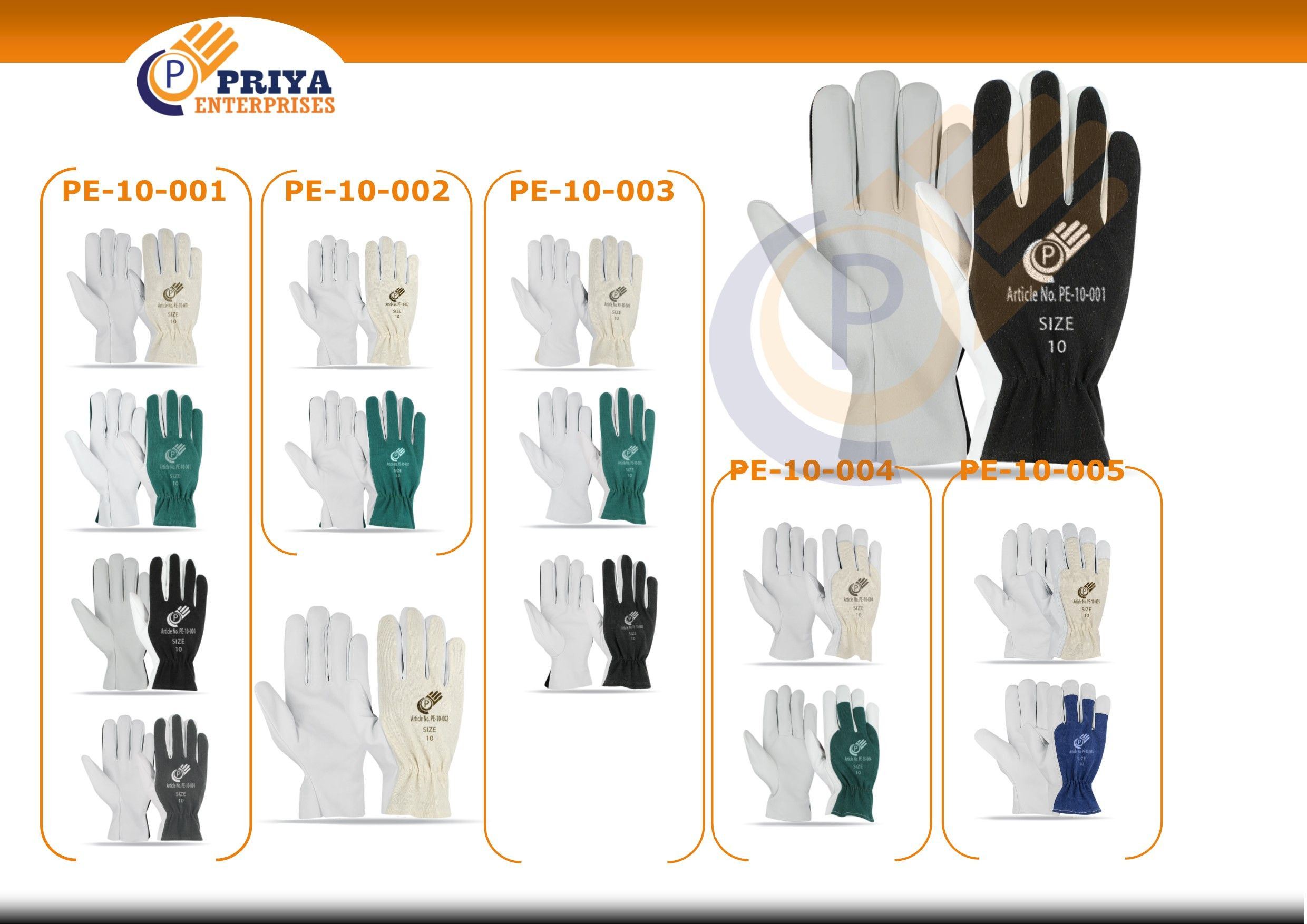 Buy Leather Assembly Working Construction Impact Safety Auto Mechanic ...