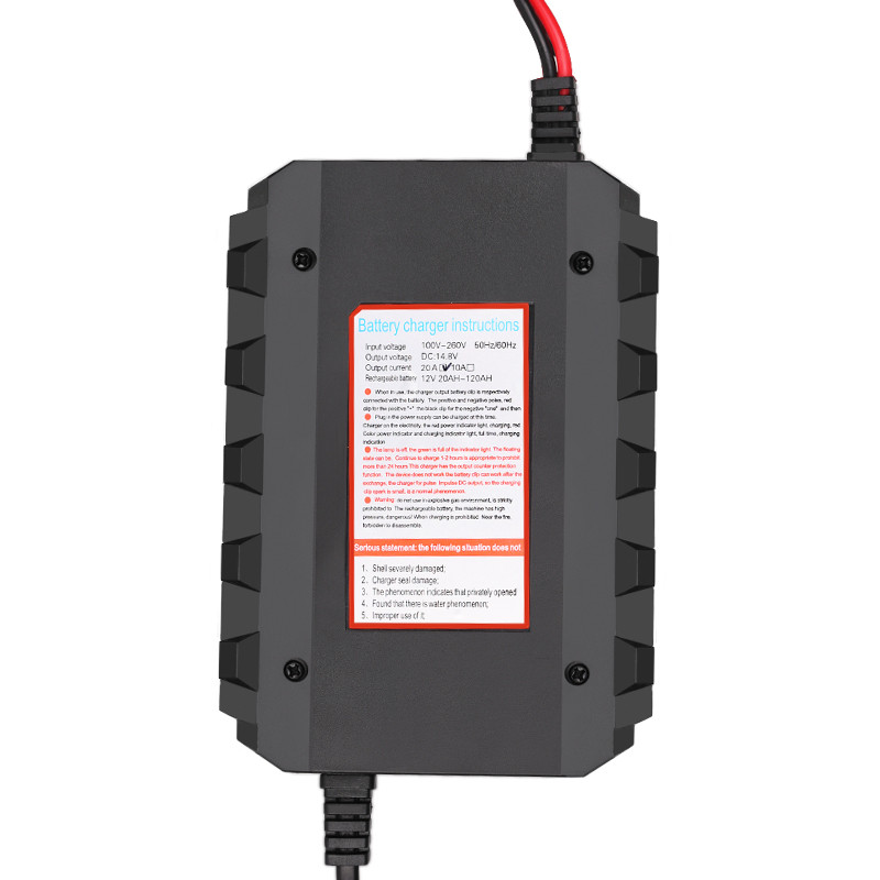 Buy 12v 20a Led Display Car Battery Charger 110-240v Intelligent ...