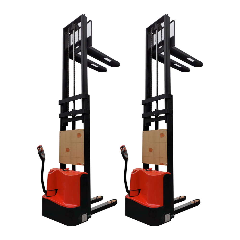 Buy 1500kg 1.5ton Capacity Rider Electric Stacker Powered Pallet ...