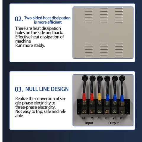 Buy 15kw 18.5kw 220v Pure Sine Wave Isolation Power Inverter Voltage ...