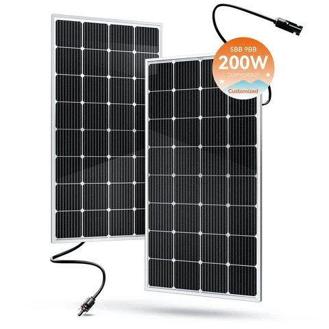 Buy 200 Watt Solar Cell Panel Home Solar System 36v 18v Mono Solar ...