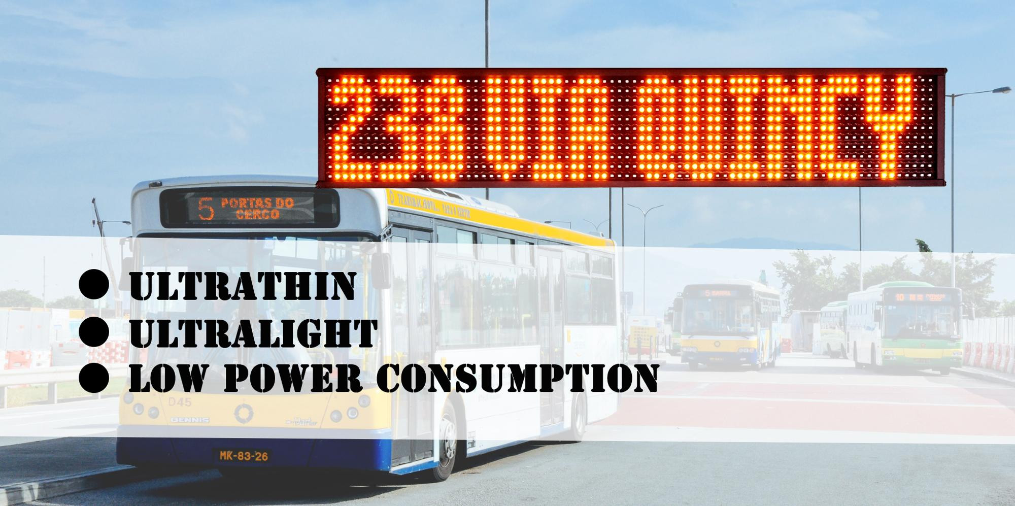 Buy 2020 Spanish Led Bus Route Led Display Led Display Panel Used In ...